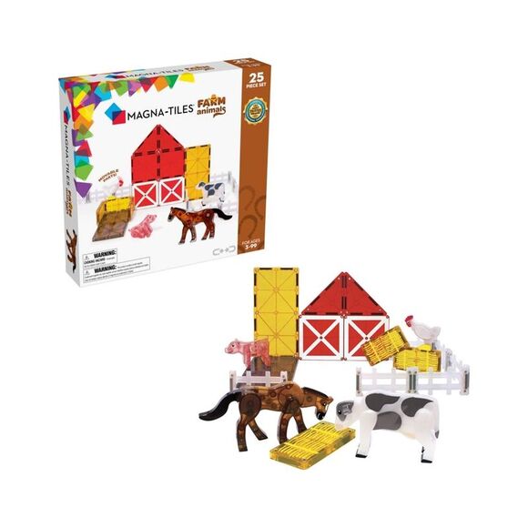 Magna-Tiles® | Toys | Magnatiles Farm Animals 25pc Set | Poshmark